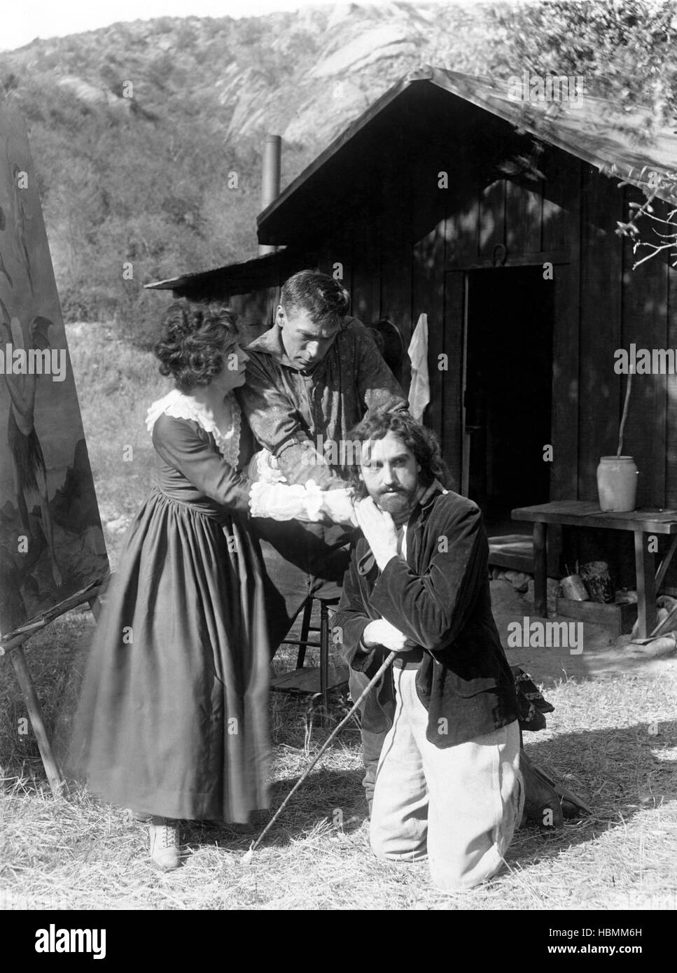 THE DEVIL'S DOUBLE, from left, Enid Markey, William S. Hart, Robert ...