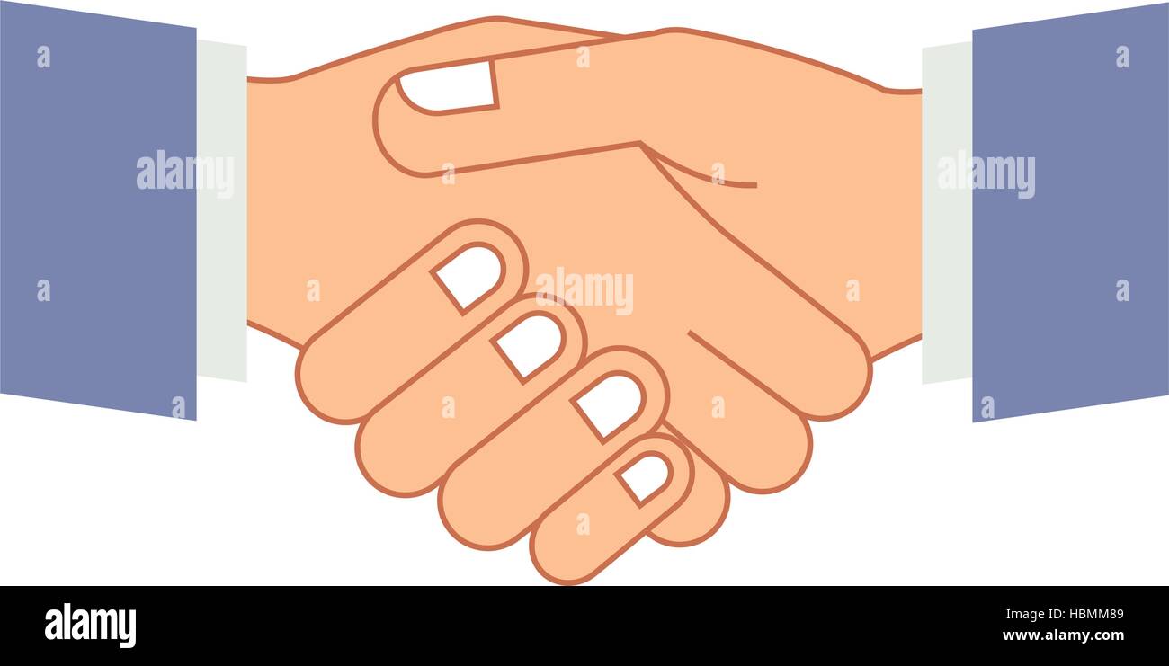 hand colorful with hand salute vector illustration Stock Vector Image ...