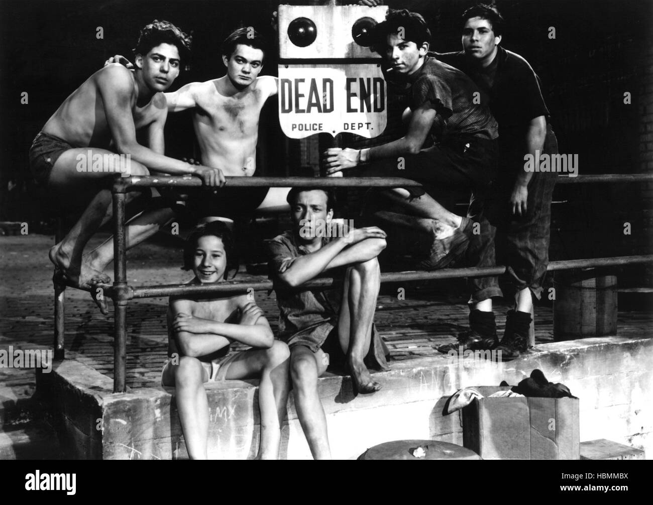 DEAD END, Billy Halop, Bobby Jordan, Leo Gorcey, Huntz Hall, Gabriel ...