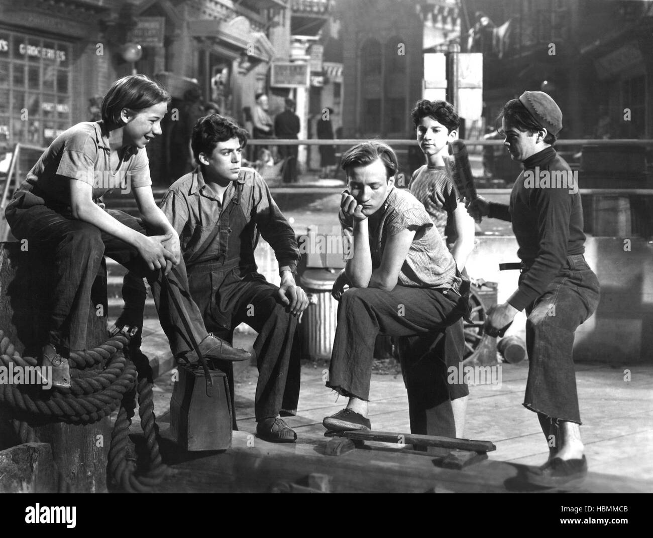 DEAD END, Bobby Jordan, Billy Halop, Huntz Hall, Gabriel Dell, Leo ...