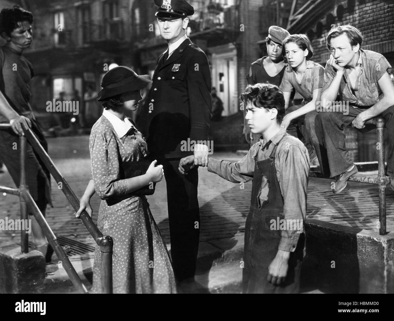 DEAD END, Gabriel Dell, Sylvia Sidney, James Burke (policeman), Billy ...