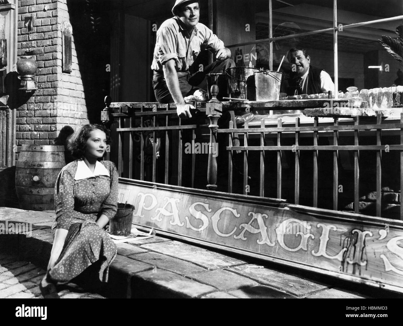 DEAD END, Sylvia Sidney, Joel McCrea, George Humbert, 1937 Stock Photo ...