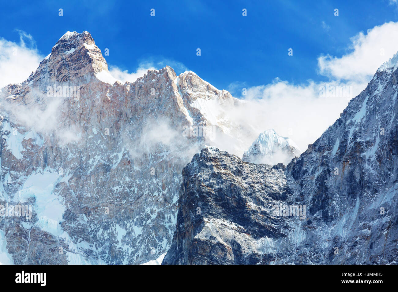 Jannu mountain hi-res stock photography and images - Alamy