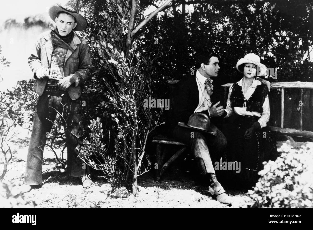 THE DEVIL'S GULCH, first and third from left: Bob Custer, Hazel Deane ...