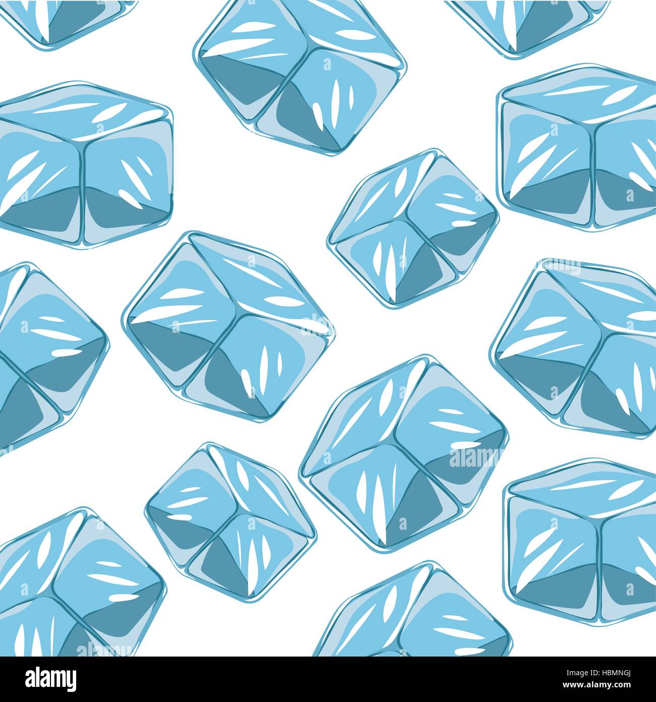 colorful pattern with ice silhouettes vector illustration Stock Vector ...