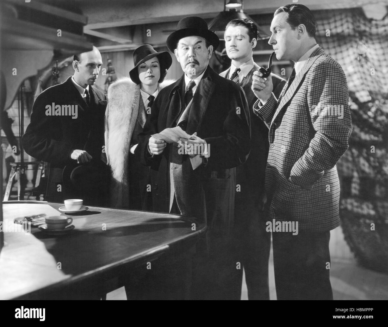 DEAD MEN TELL, from left: Milton Parsons, Sheila Ryan, Sidney Toler ...