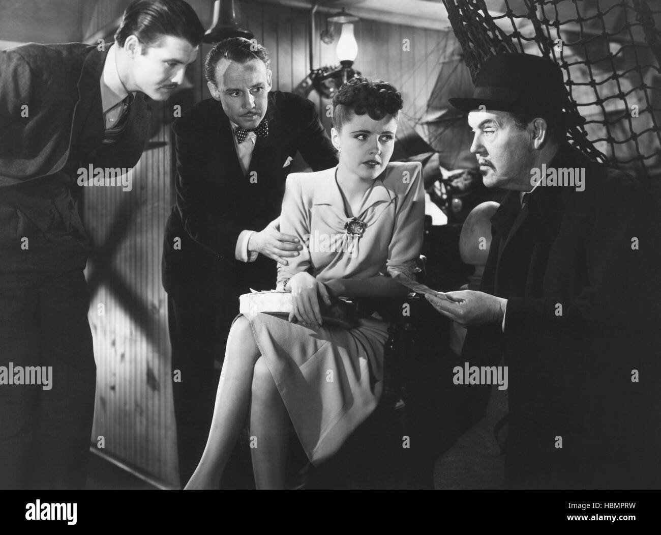 DEAD MEN TELL, from left: George Reeves, Paul McGrath, Kay Aldridge ...