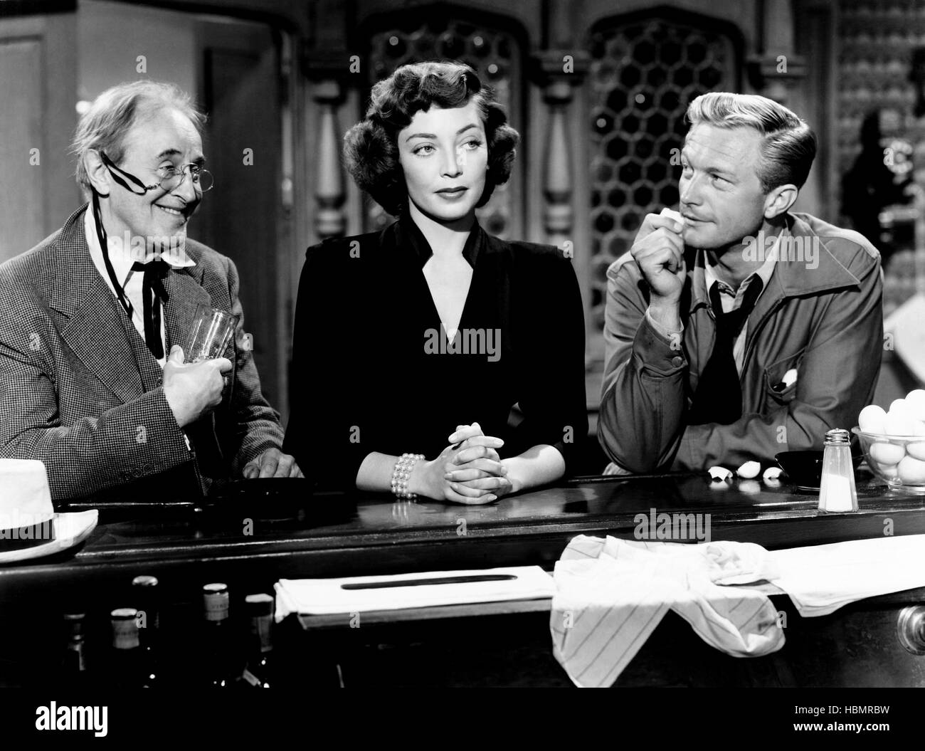 DOUBLE DEAL, from left, Taylor Holmes, Marie Windsor, Richard Denning ...