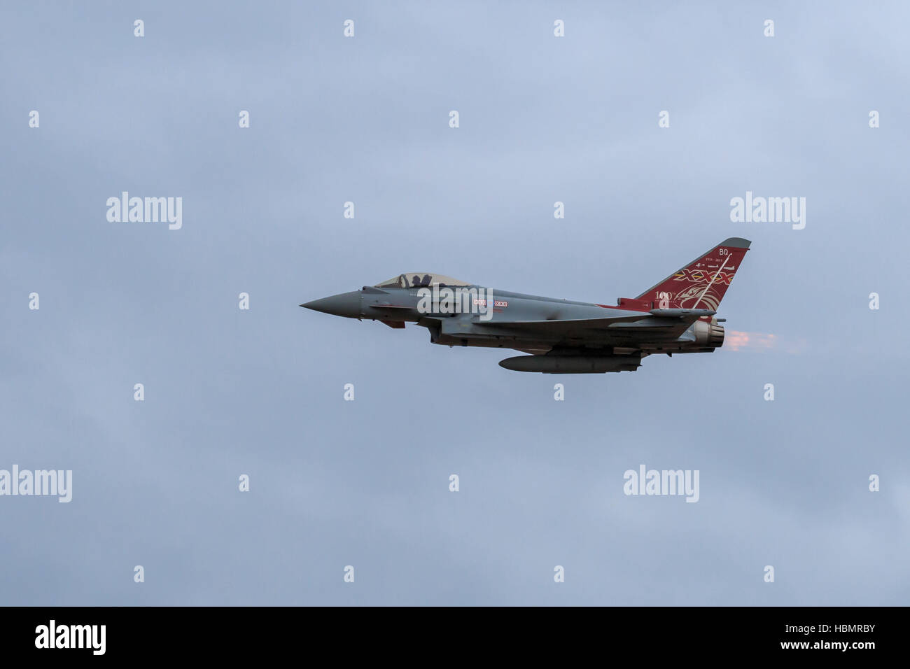 Eurofighter Typhoon with colour scheme representing the 100th ...