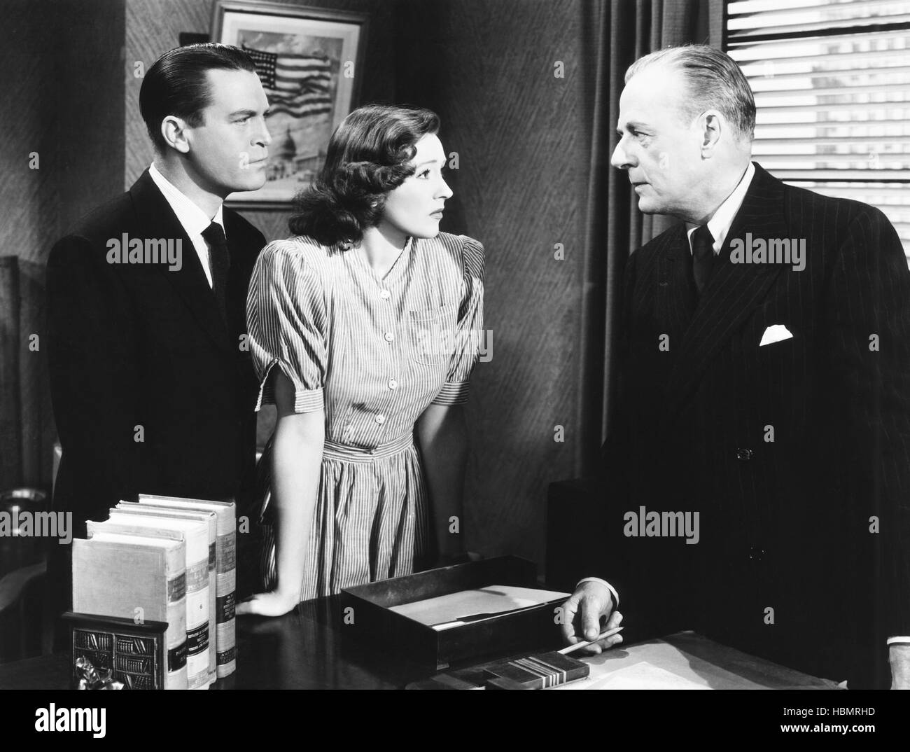 DOUBLE EXPOSURE, from left: Chester Morris, Nancy Kelly, Edward Earle ...