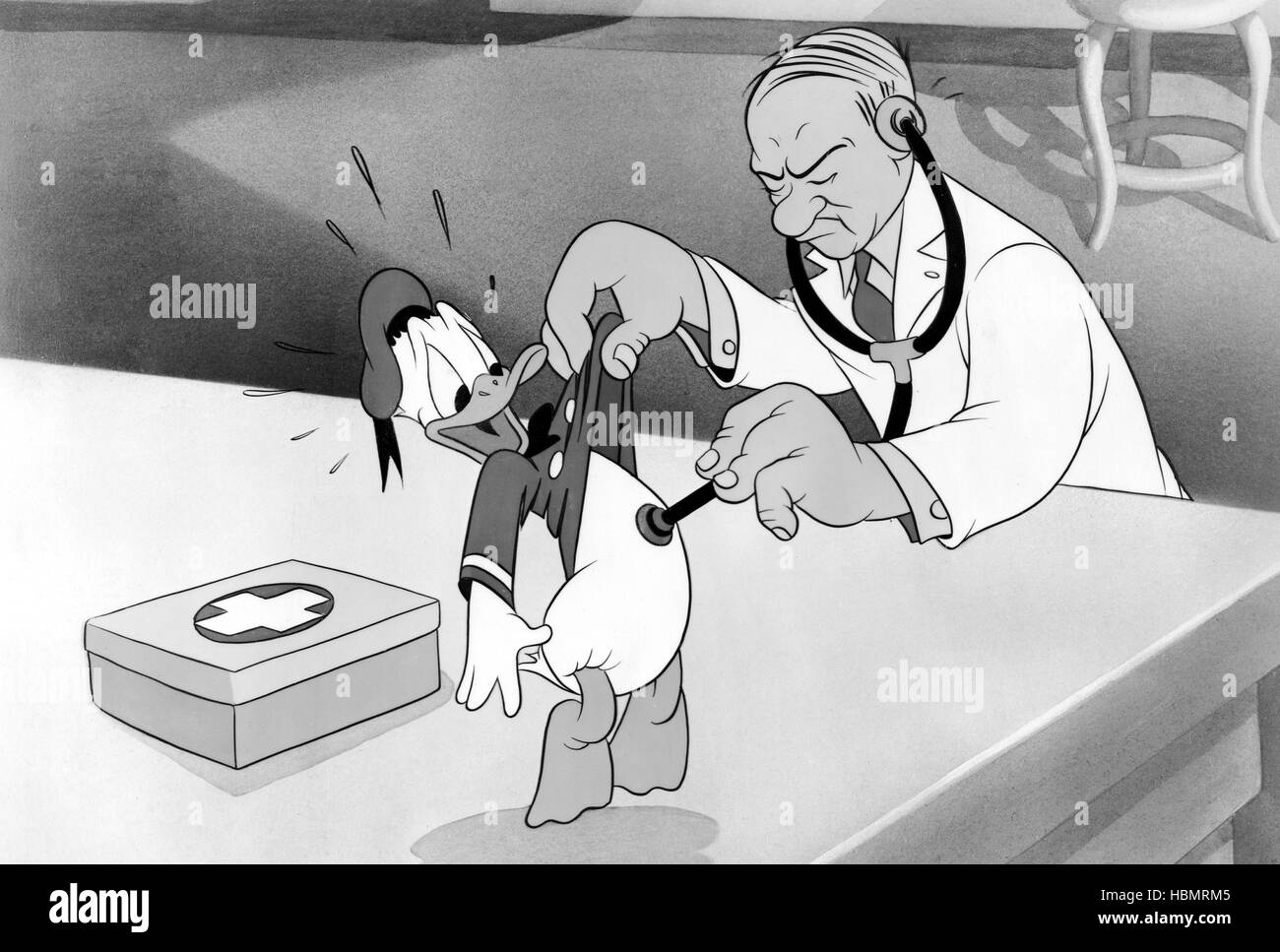 DONALD GETS DRAFTED, Donald Duck, doctor, 1942 Stock Photo - Alamy