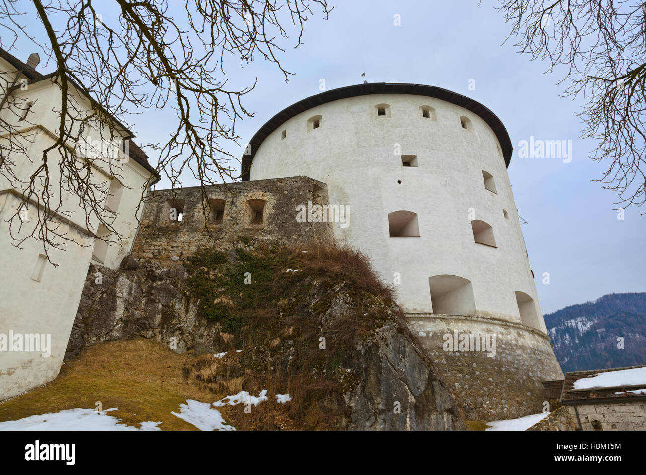 Stairs at castle in winter hi-res stock photography and images - Alamy