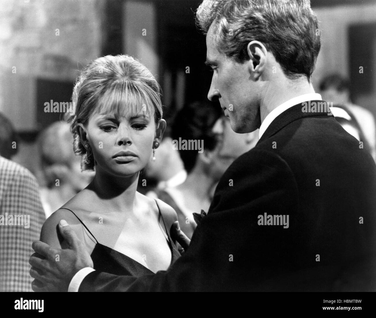 DOUBLE MAN, Britt Ekland, George Mikell, 1967 Stock Photo - Alamy