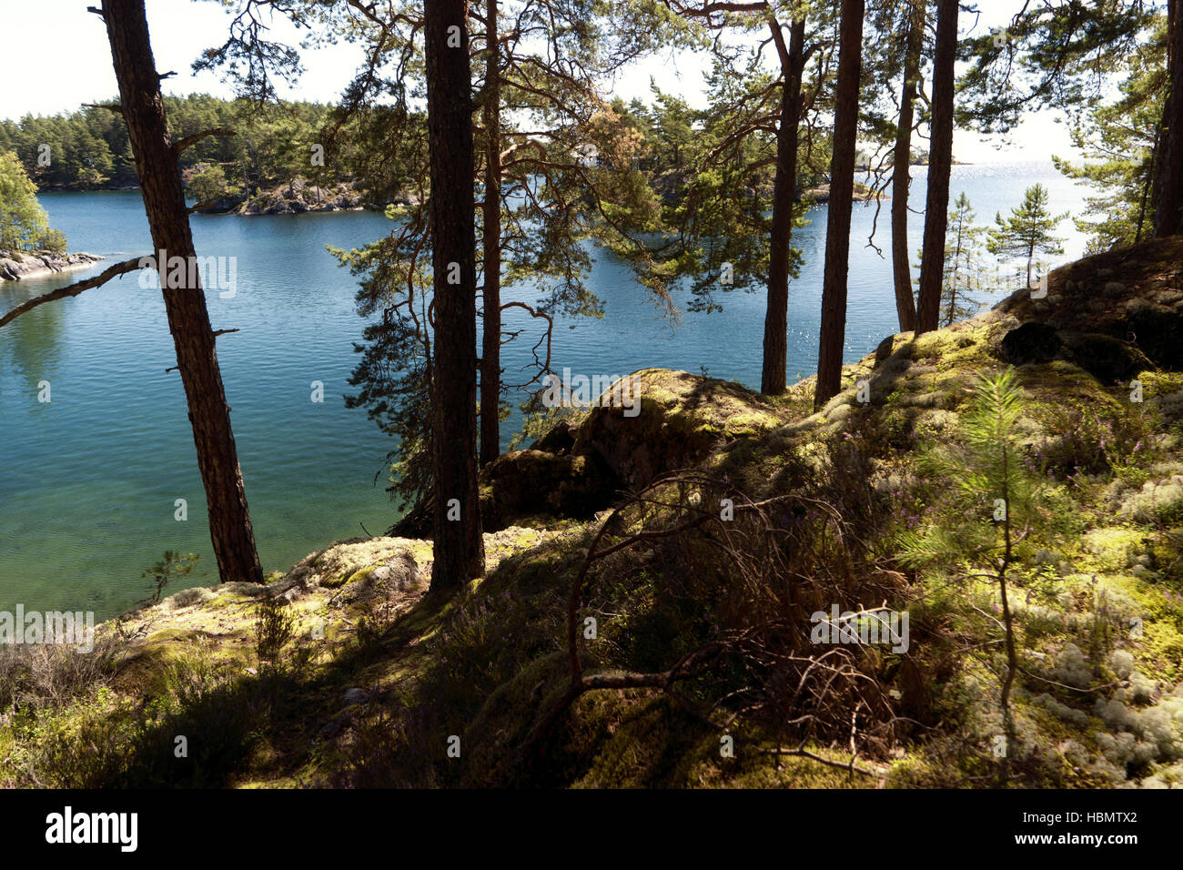 At the Lake Vaenern in Sweden Stock Photo - Alamy