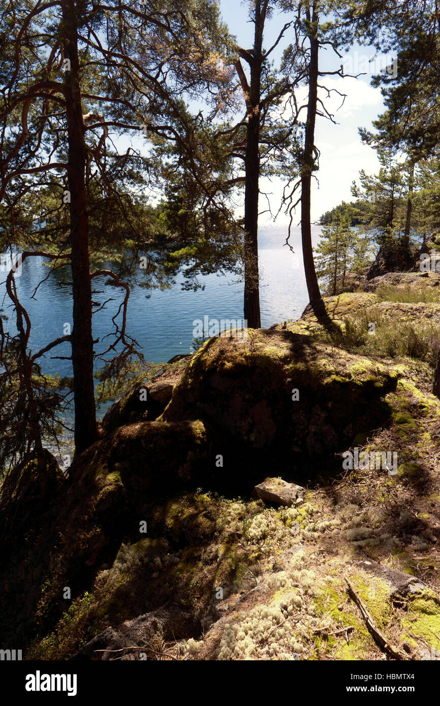 At the Lake Vaenern in Sweden Stock Photo - Alamy