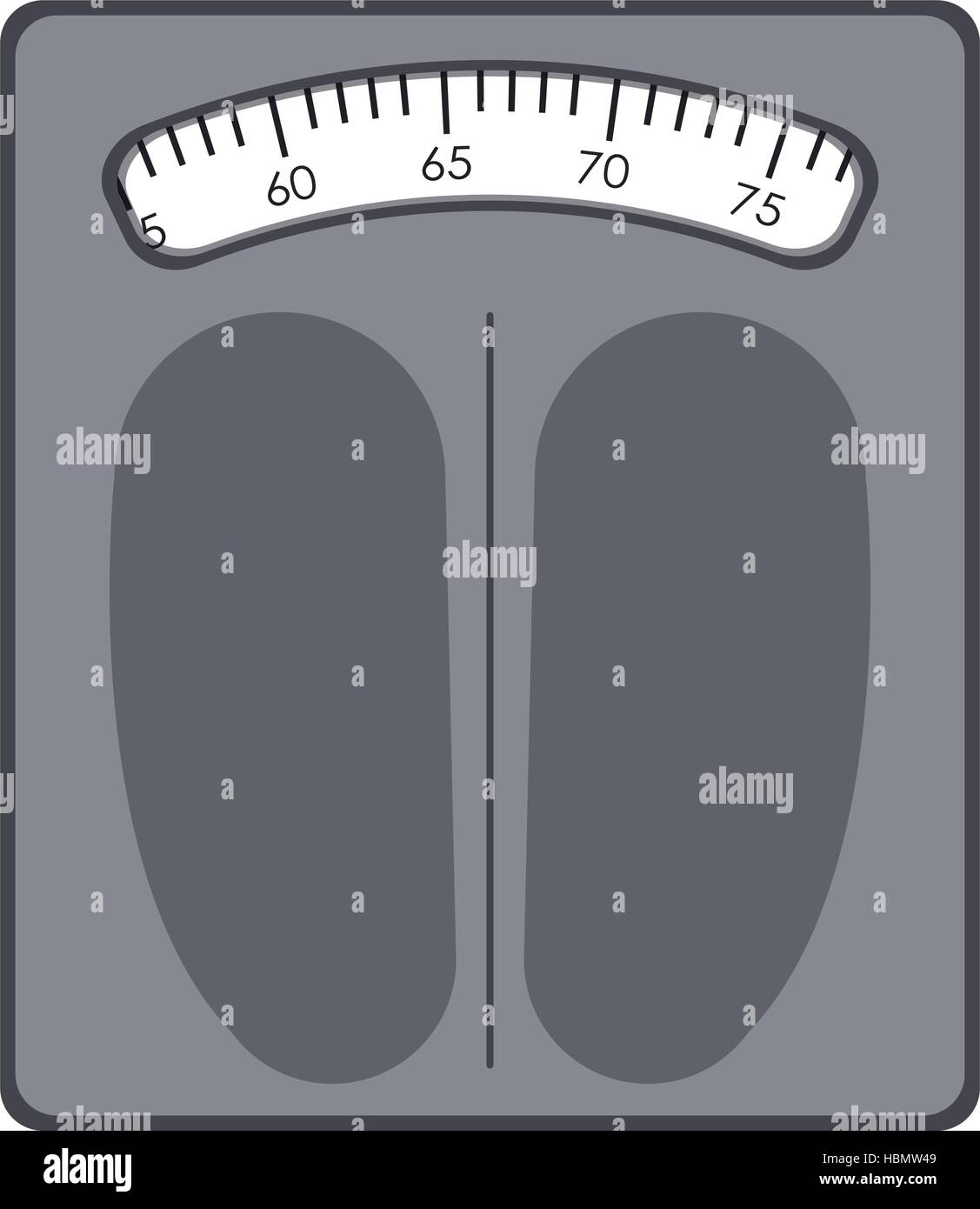 gray of scales for weight control vector illustration Stock Vector ...