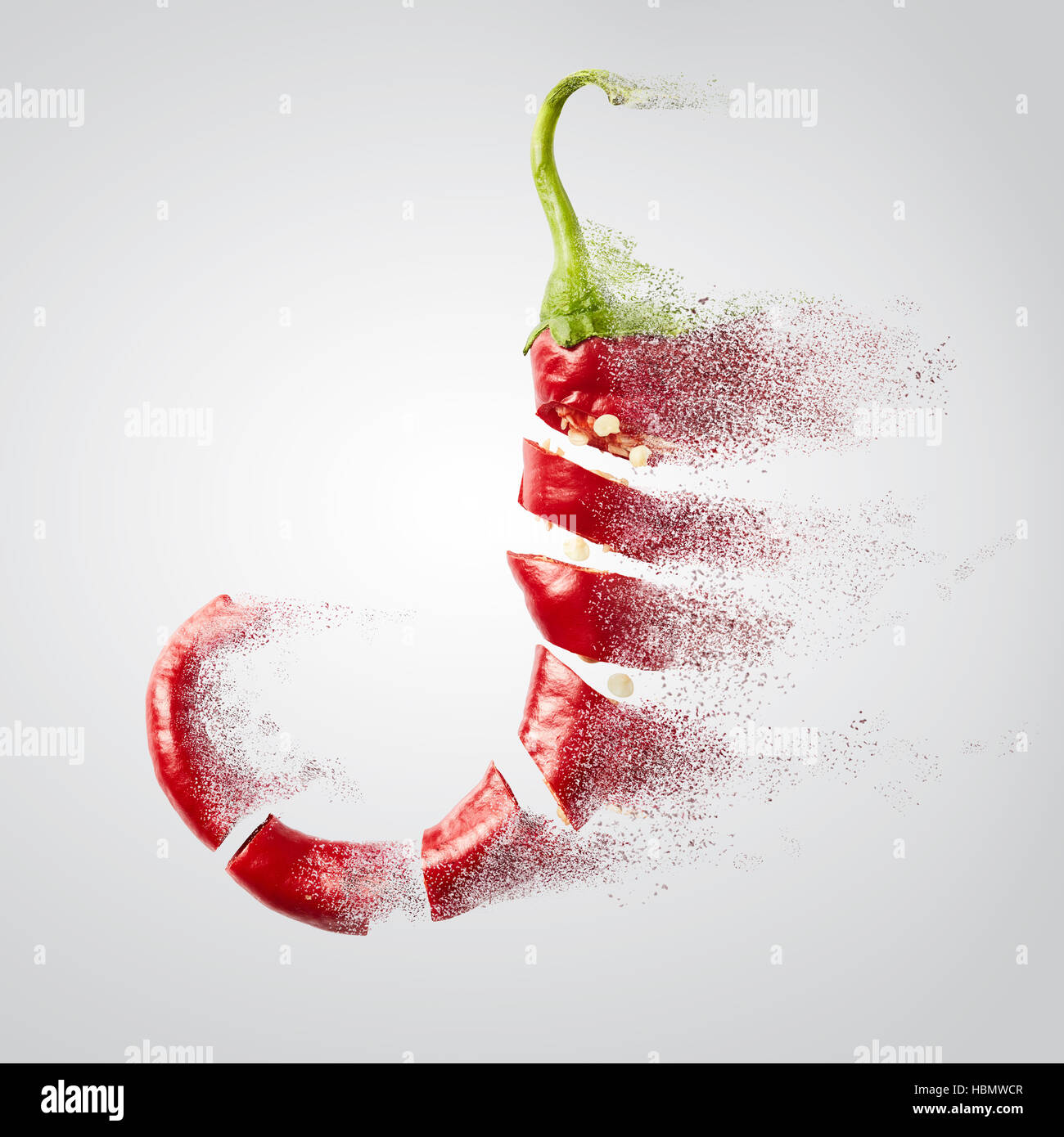 Fresh chopped red chili concept Stock Photo - Alamy