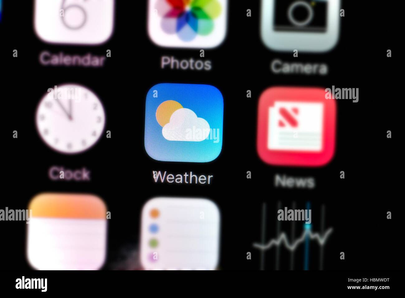 Weather app hi-res stock photography and images - Alamy