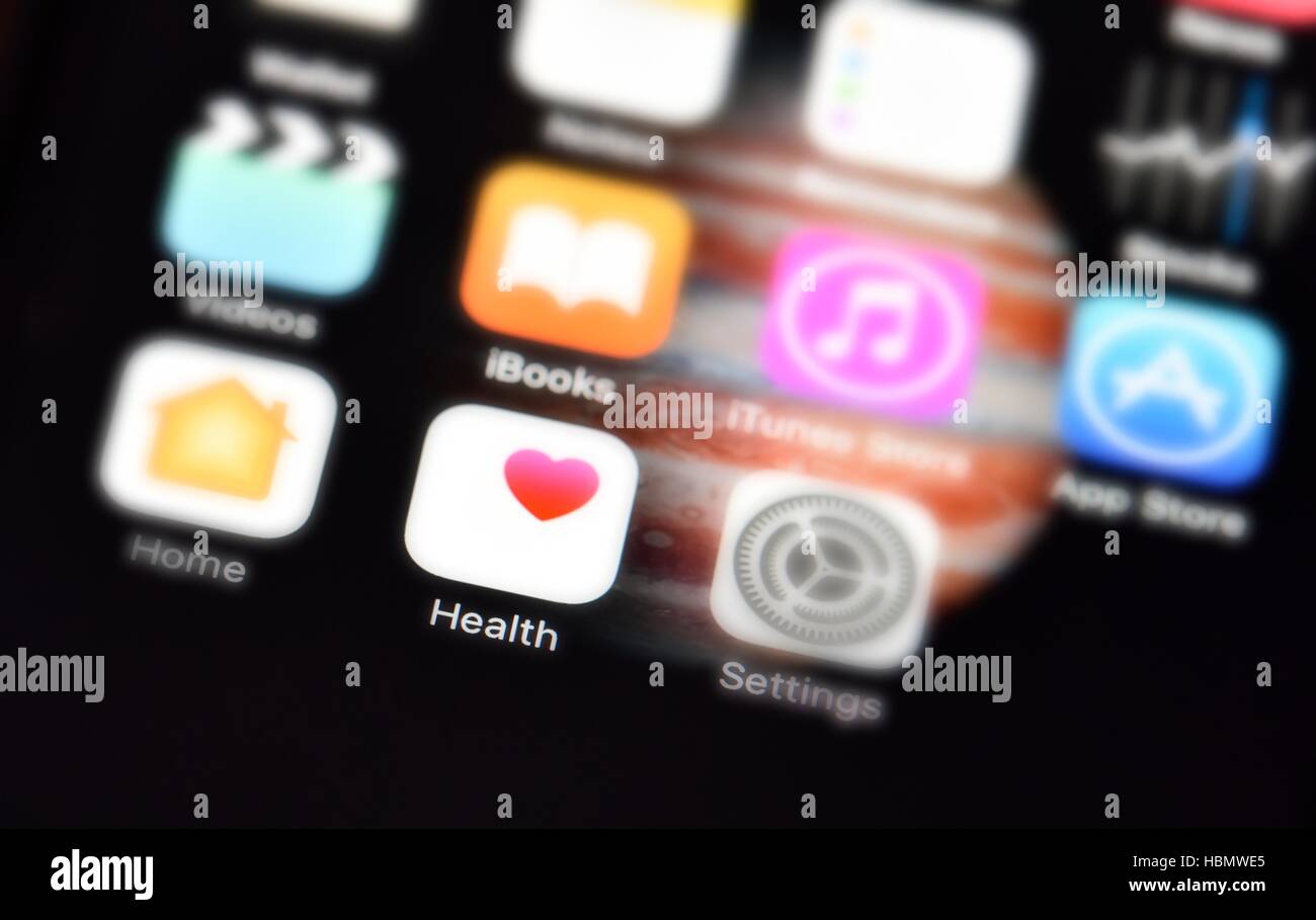 Health App logo Stock Photo - Alamy