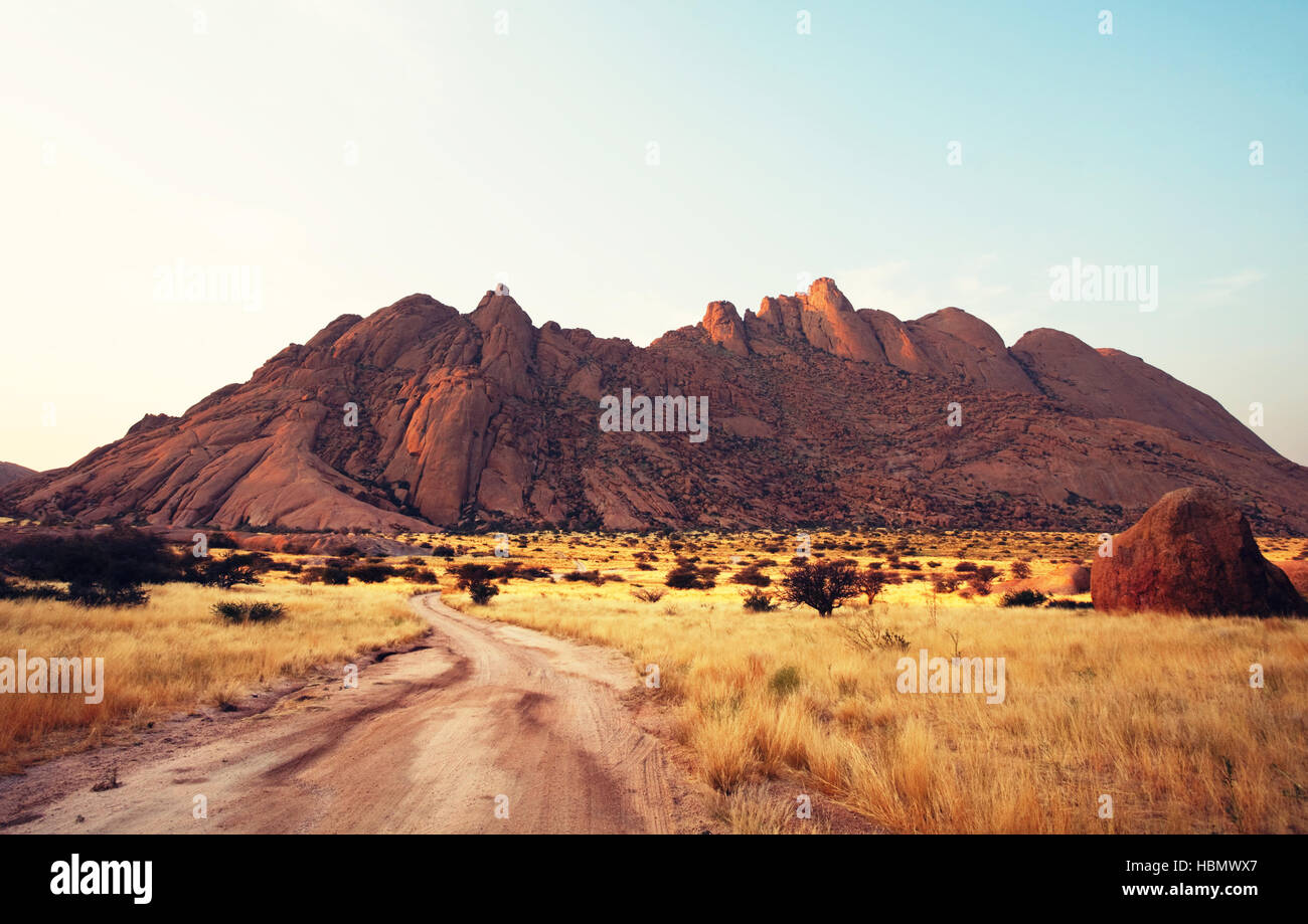 Mountains in Namibia Stock Photo - Alamy