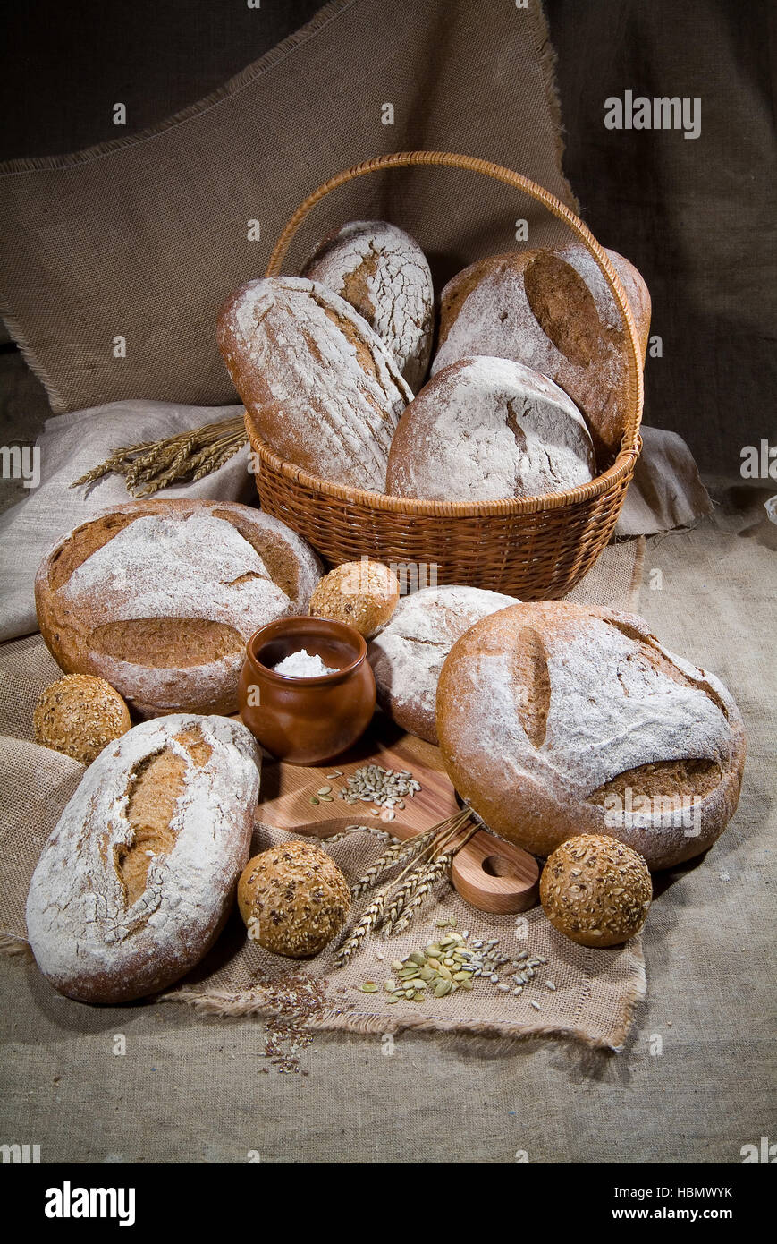 Bread And Pastry Stock Photo - Alamy