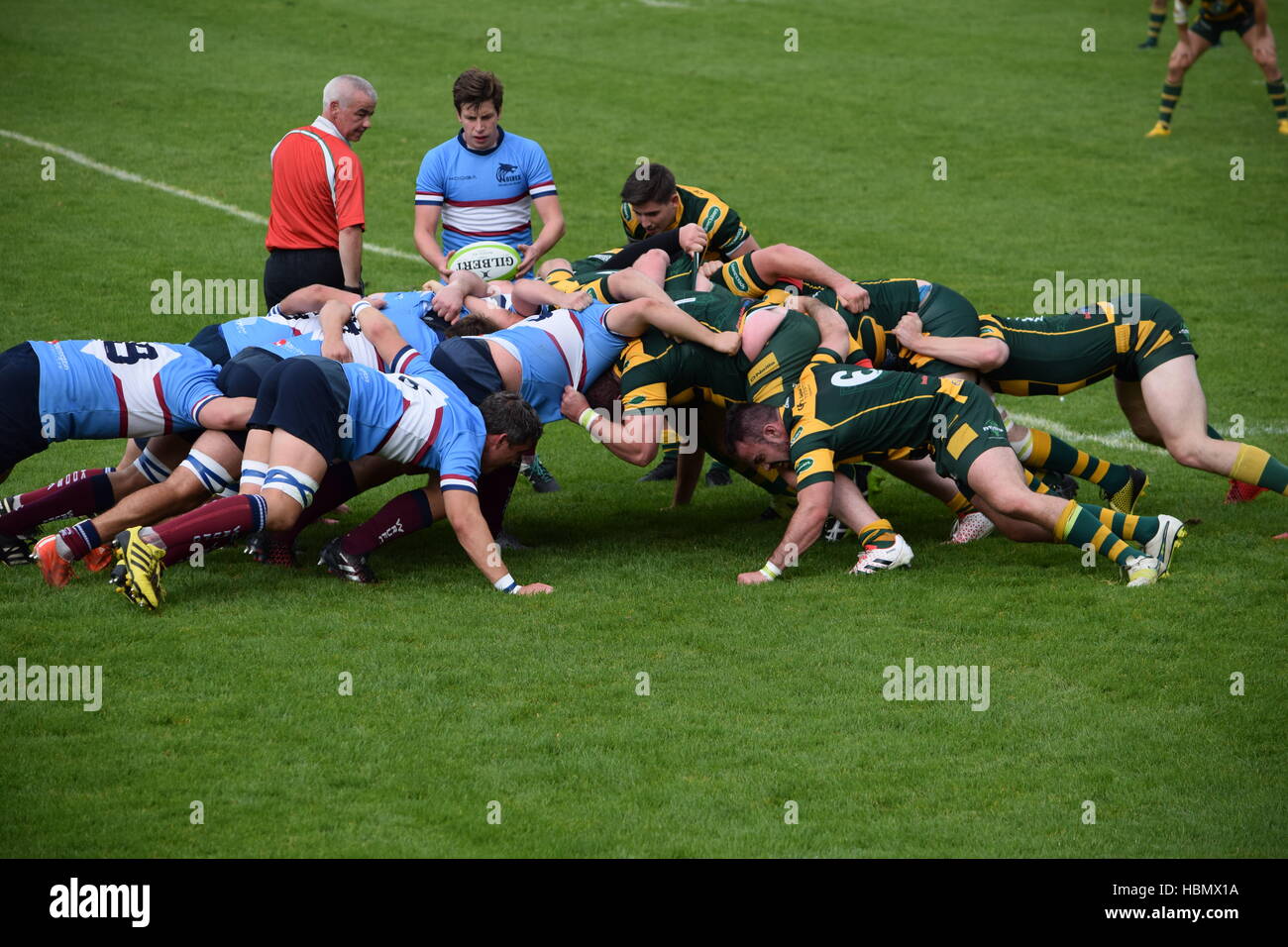 Scrum Down High Resolution Stock Photography and Images - Alamy