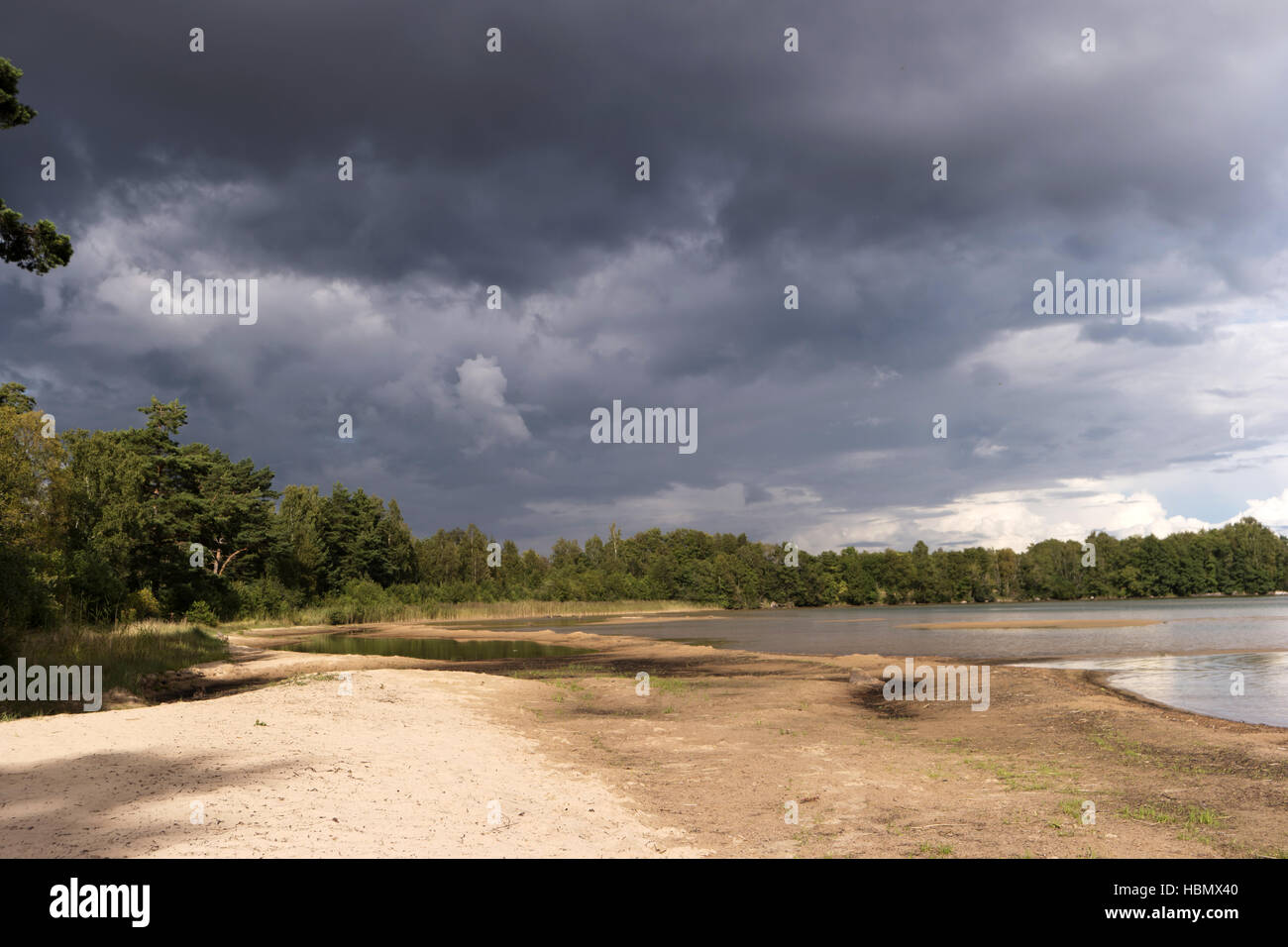 At the Lake Vaenern in Sweden Stock Photo - Alamy