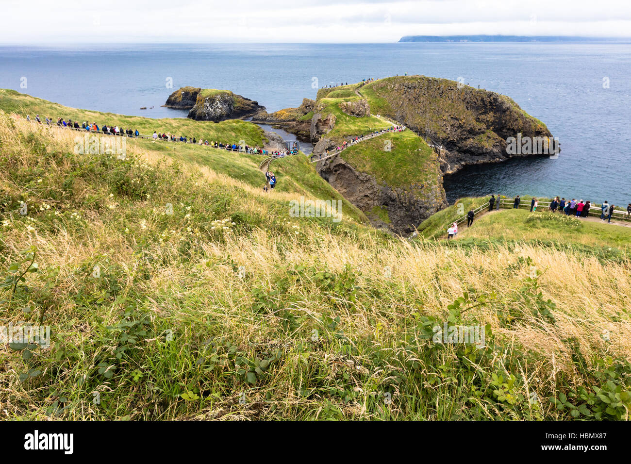 Rope bridge,Northern Ireland Stock Photo - Alamy