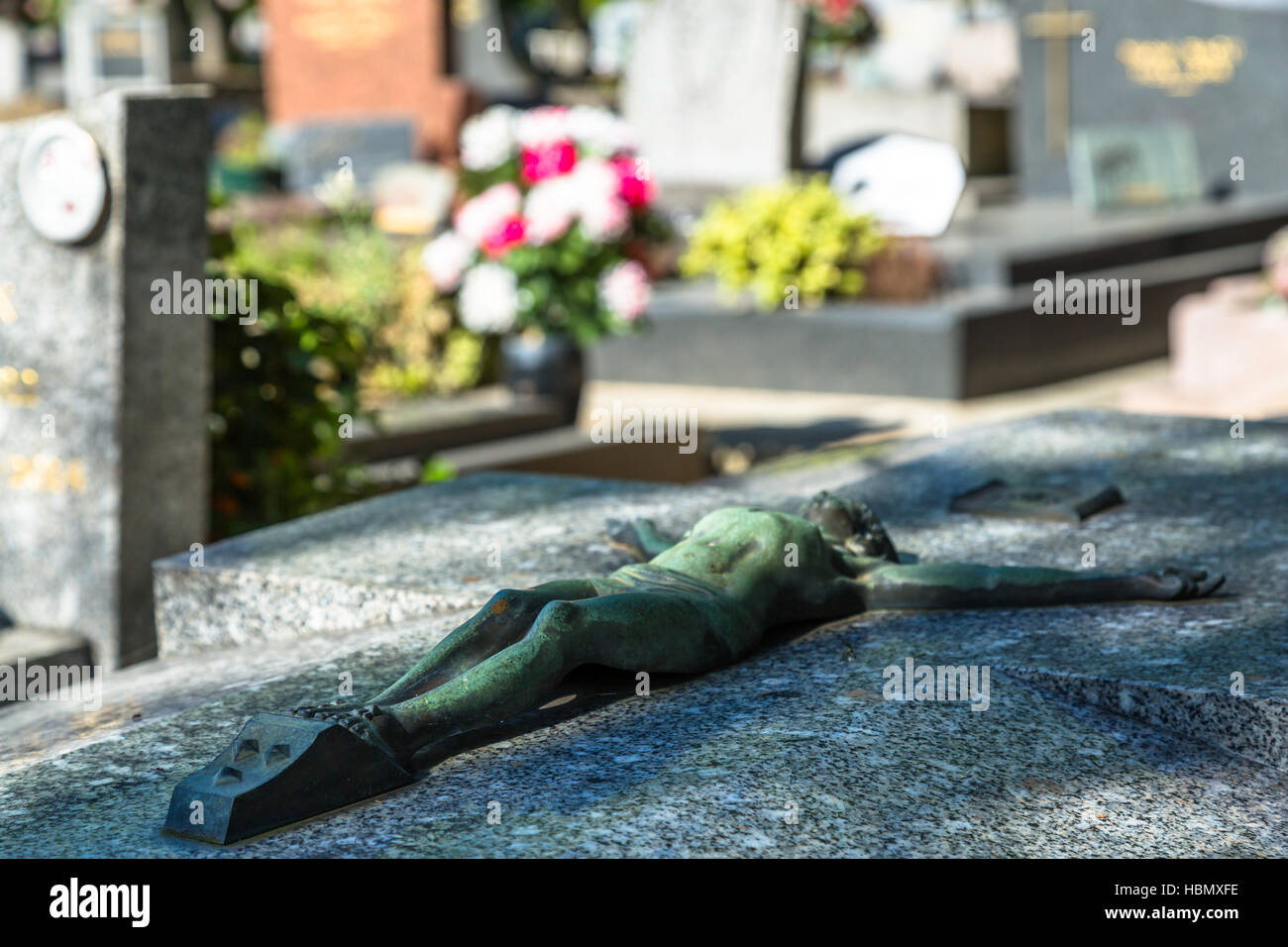 Close up catholic cross hi-res stock photography and images - Alamy