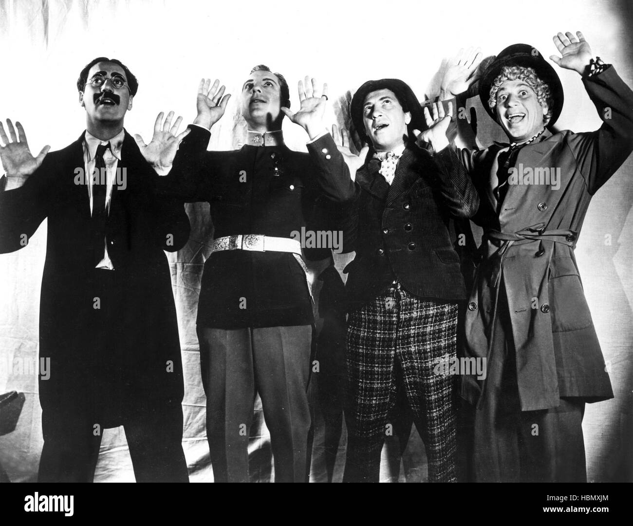 DUCK SOUP, Groucho Marx, Zeppo Marx, Chico Marx, Harpo Marx, 1933 Stock ...