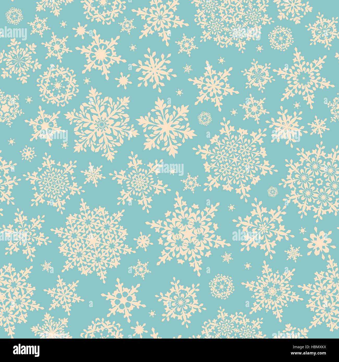 Seamless snowflakes pattern. EPS 10 Stock Vector Image & Art - Alamy