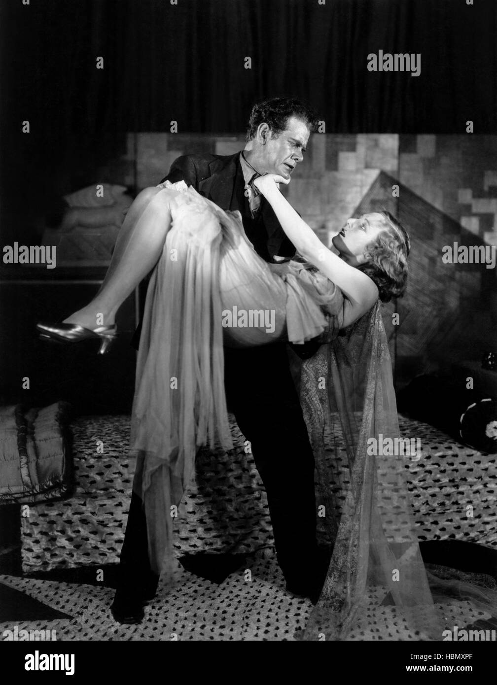 DYNAMITE, from left: Charles Bickford, Kay Johnson, 1929 Stock Photo ...