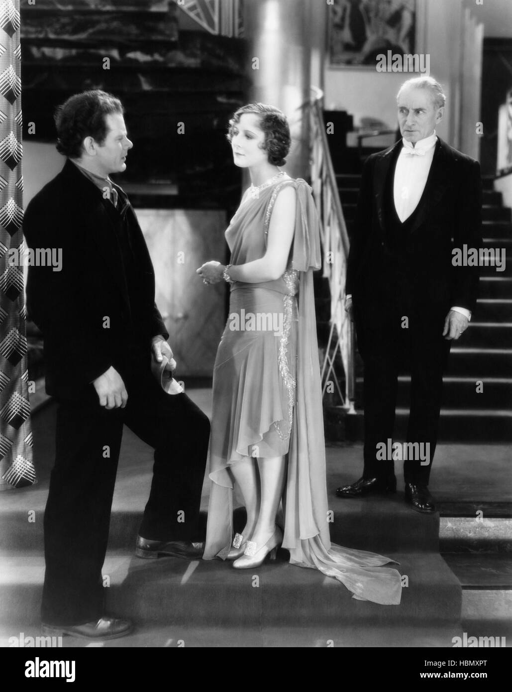 DYNAMITE, Charles Bickford, (left), Kay Johnson, (in a gown by Adrian ...