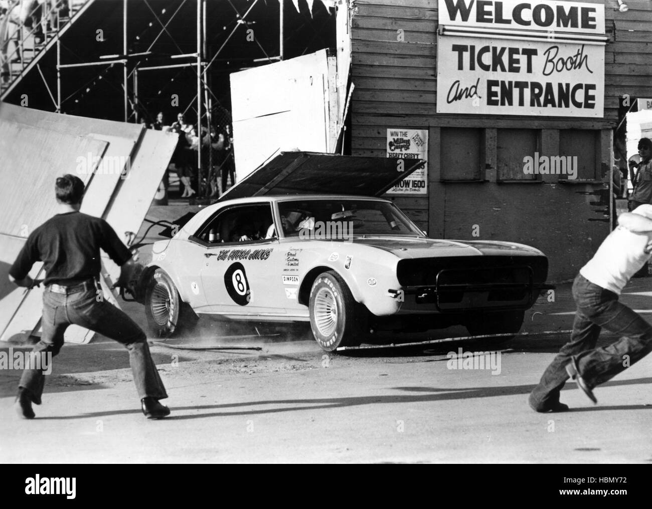 EAT MY DUST, Race car, 1976 Stock Photo - Alamy