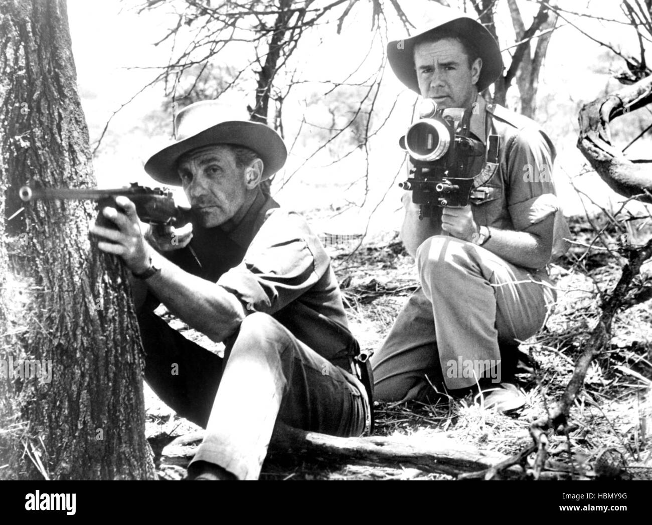 EAST OF KILIMANJARO, Fausto Tozzi, Marshall Thompson, 1962 Stock Photo ...