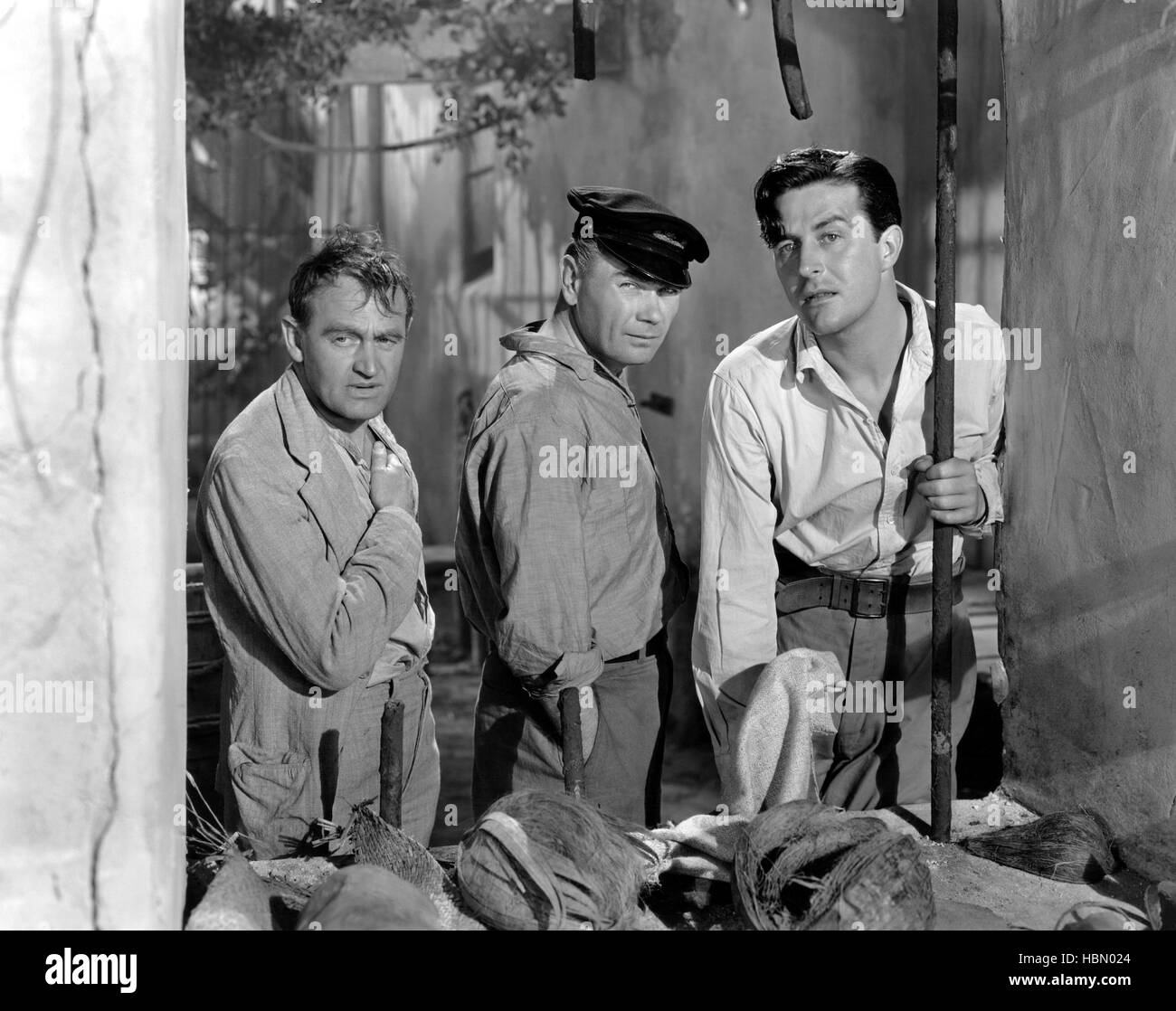 EBB TIDE, from left: Barry Fitzgerald, Oscar Homolka, Ray Milland, 1937 ...