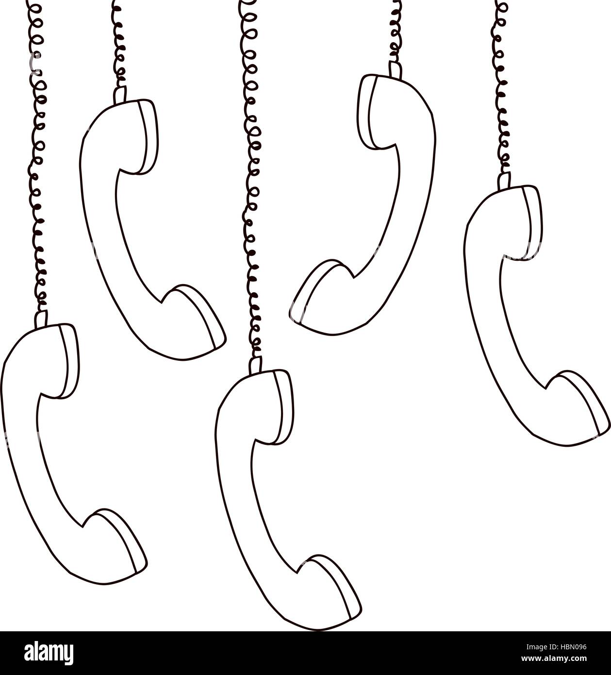 Phone Cord Vector