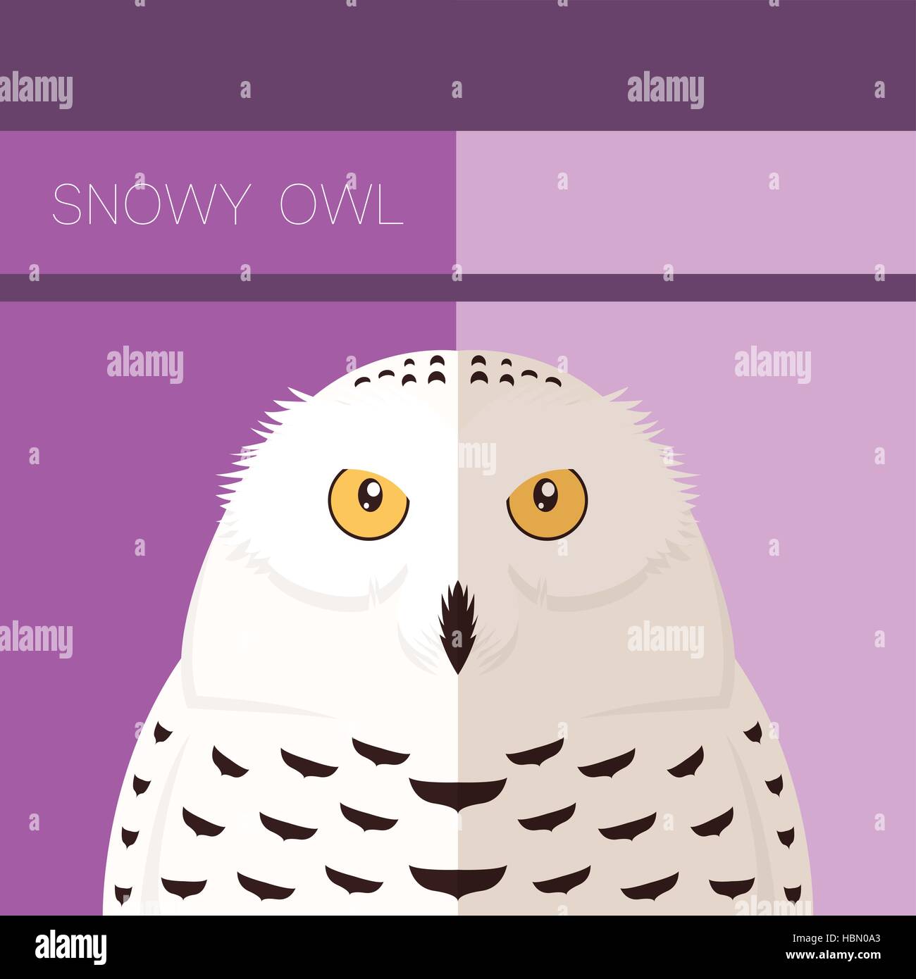 Snowy owl Stock Vector Images - Alamy