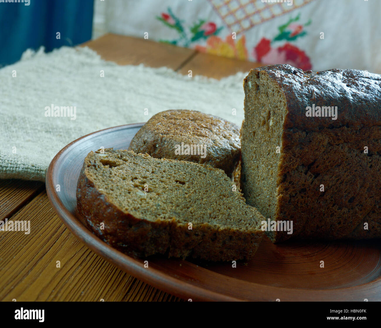 Finnish rye bread Stock Photo - Alamy