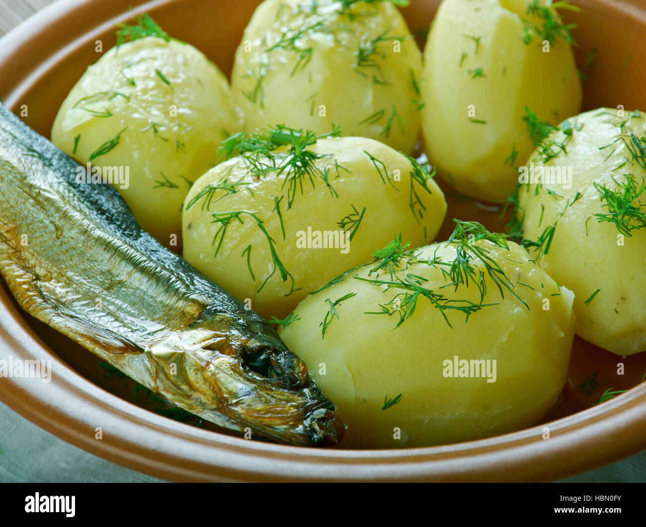 Finnish new potatoes Stock Photo - Alamy