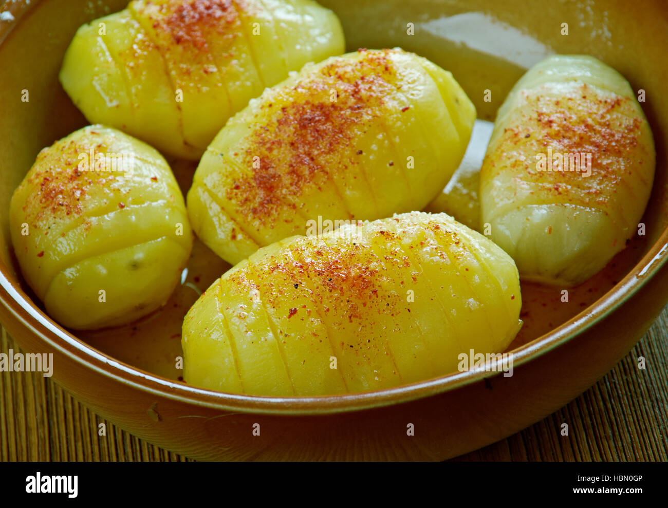 Finnish baked potato Stock Photo - Alamy