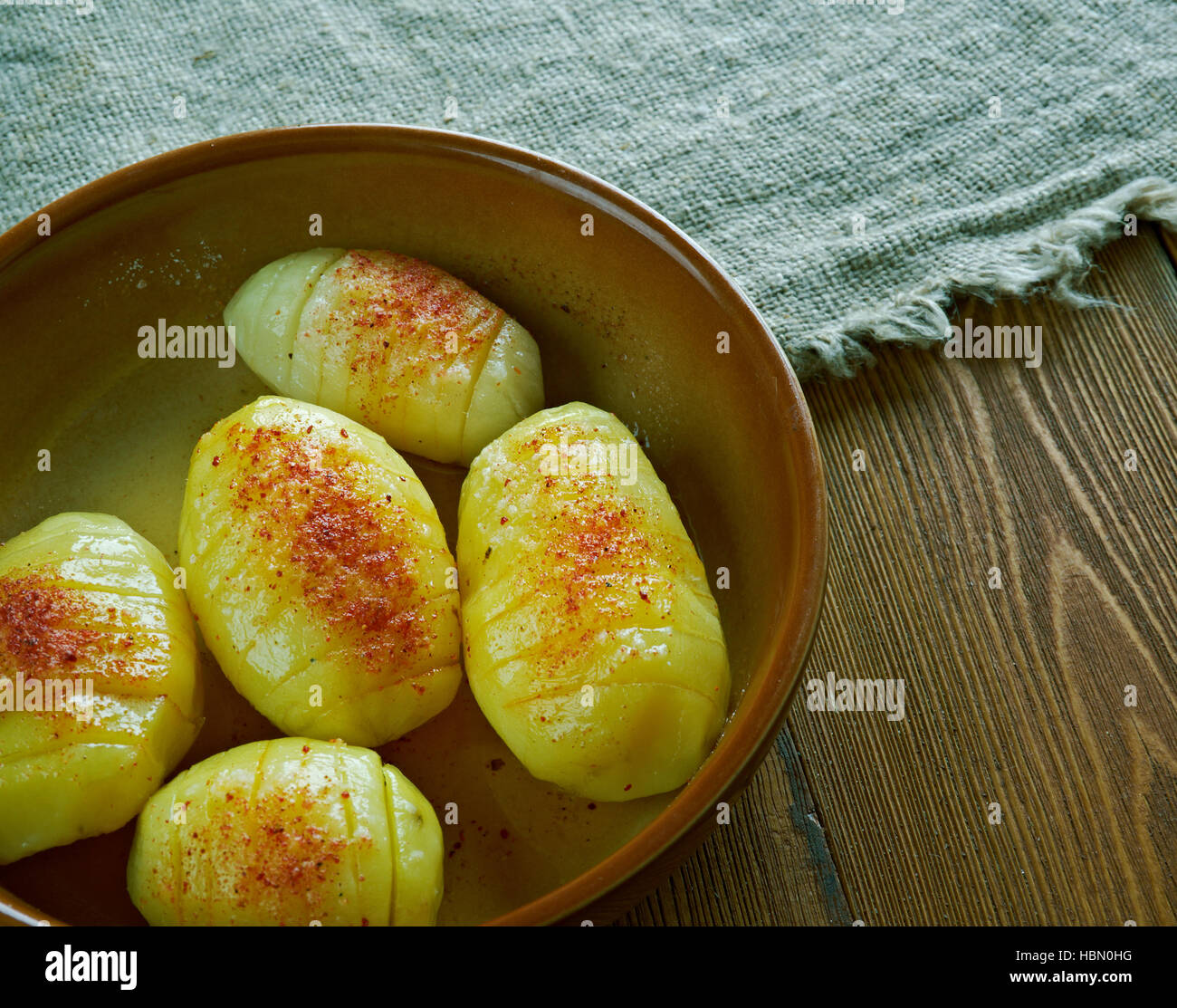 Finnish baked potato Stock Photo - Alamy