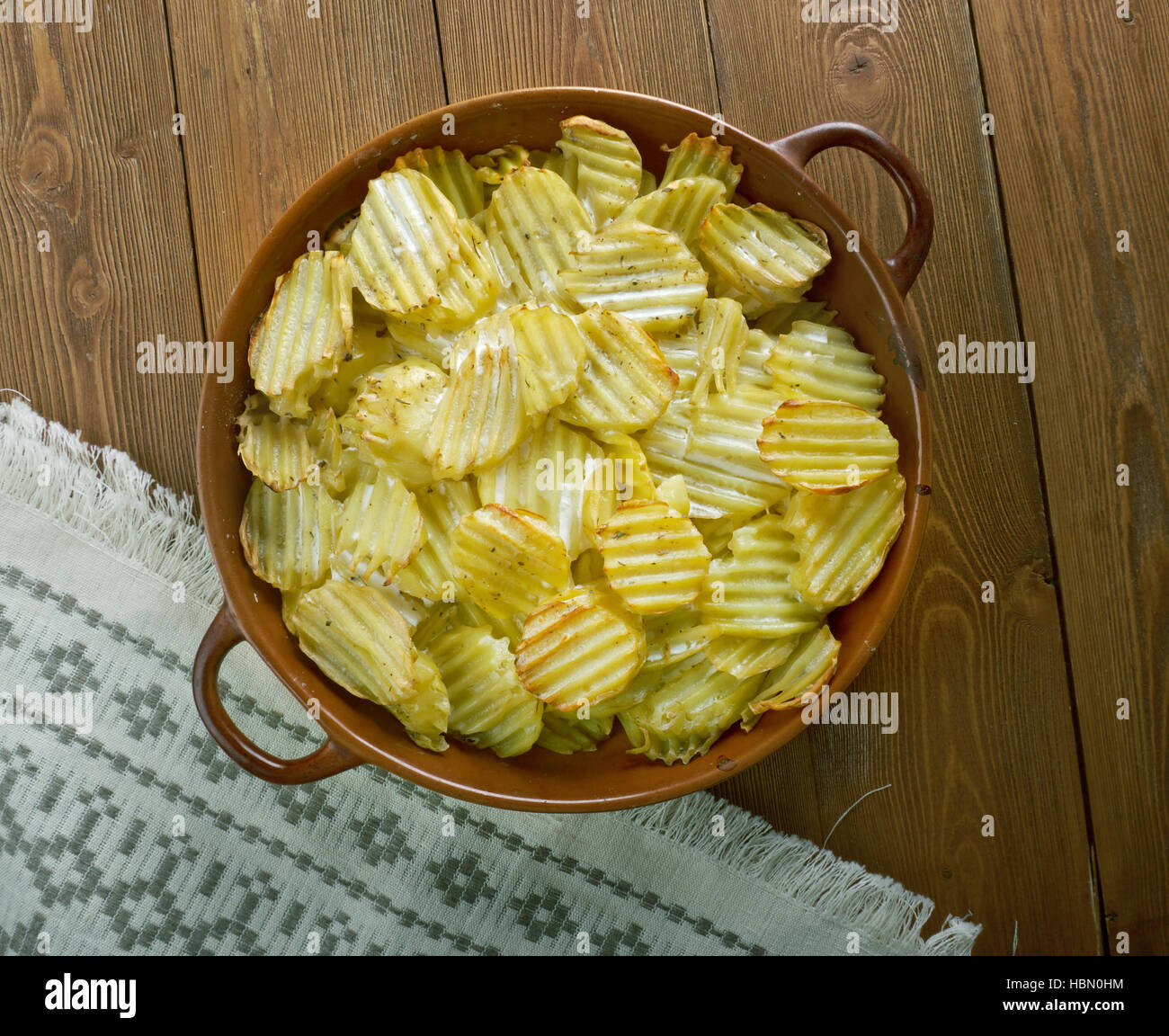 Finnish baked potatoes Stock Photo - Alamy