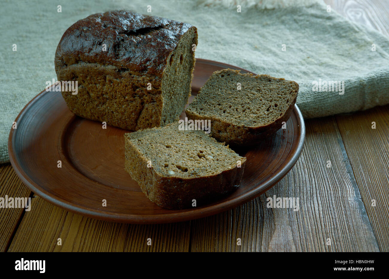 Finnish rye bread Stock Photo - Alamy