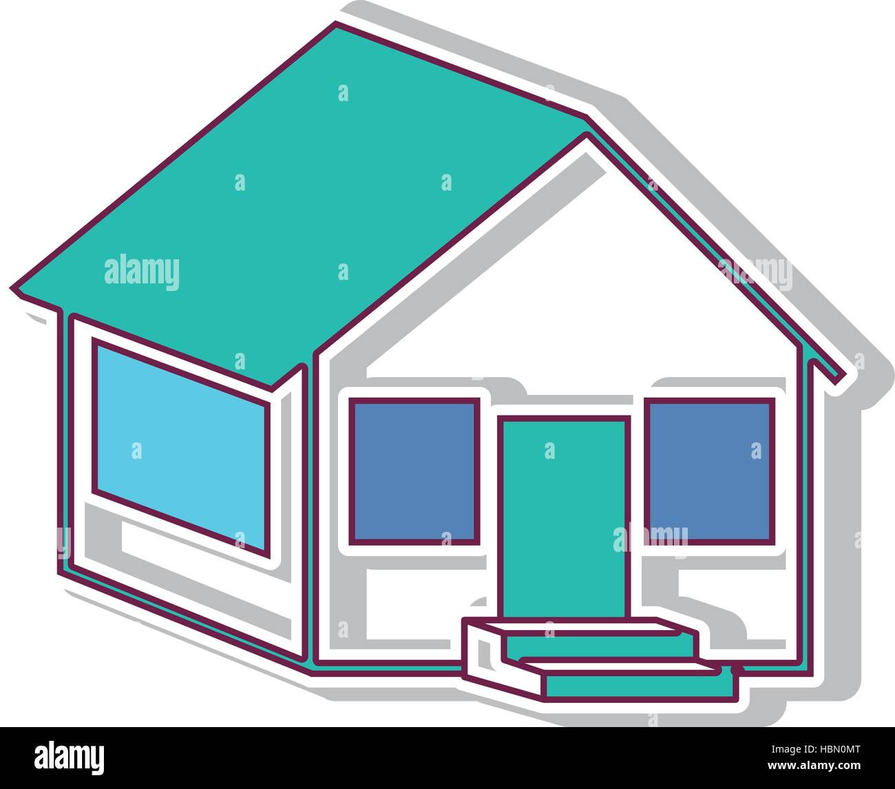 Traditional habitation Stock Vector Images - Alamy