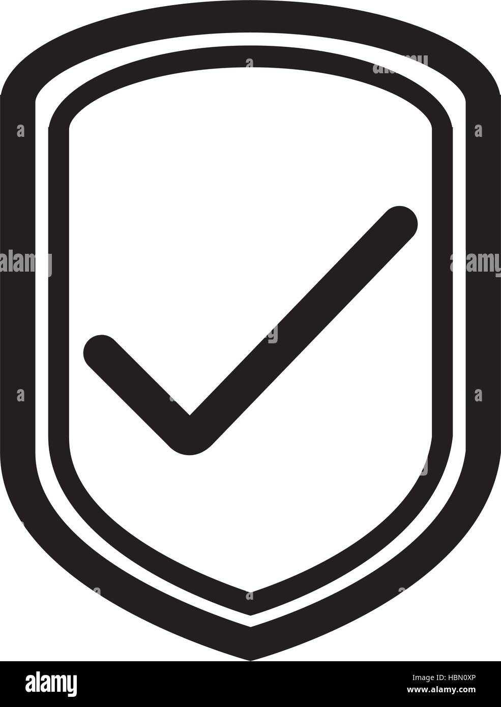 silhouette emblem with okey signal vector illustration Stock Vector ...