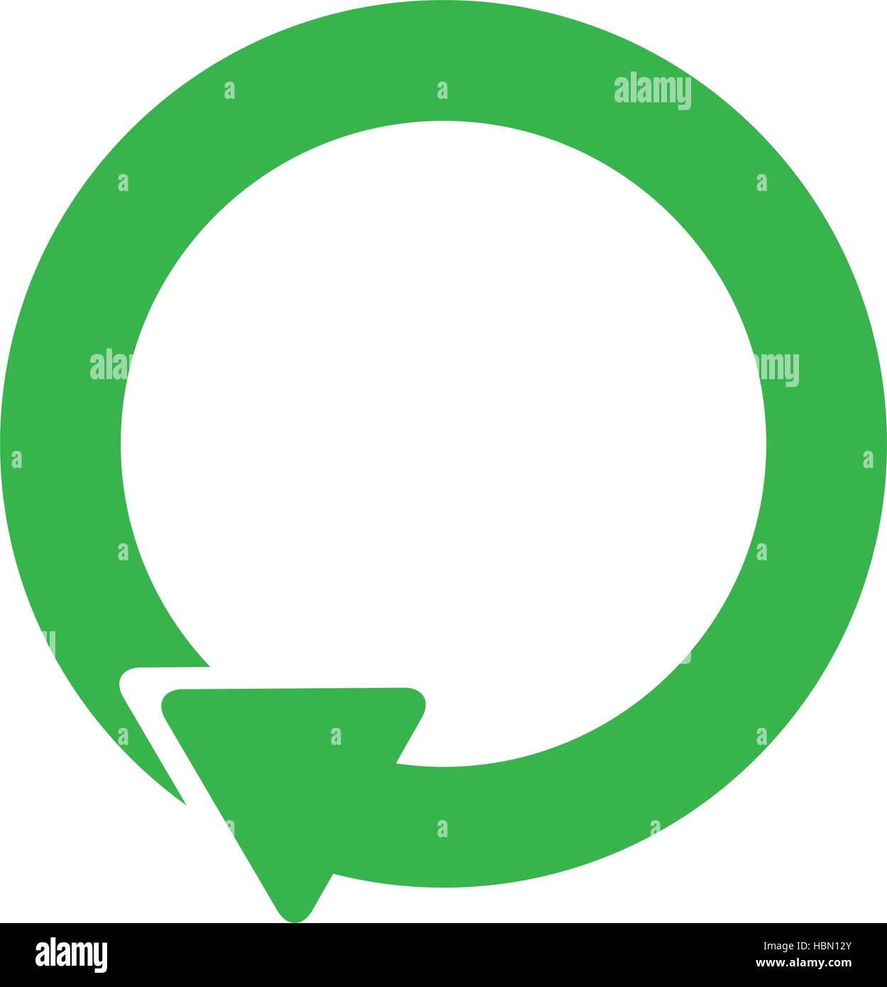 green symbol of reload icon vector illustration Stock Vector Image ...