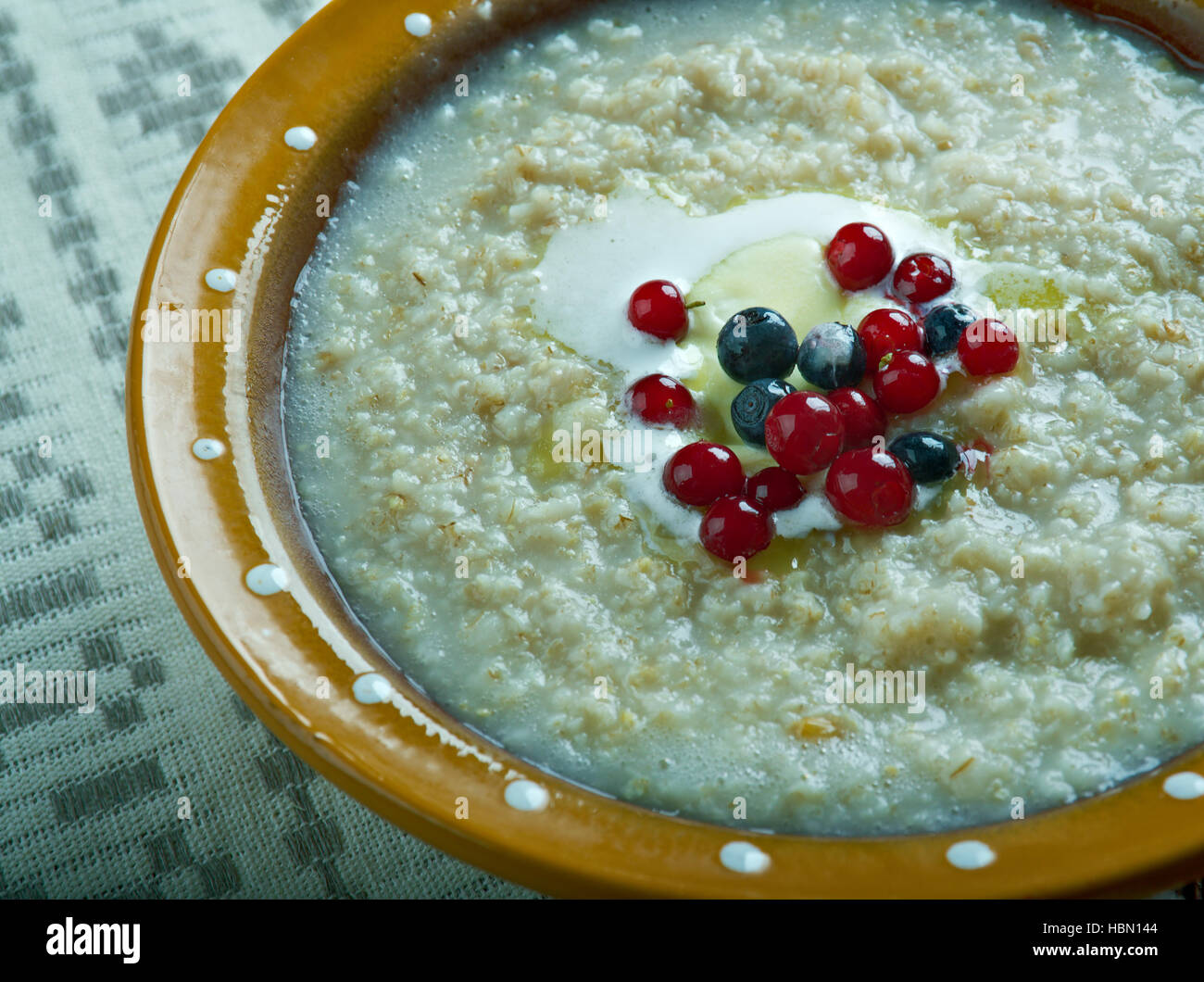 oatmeal in the Finnish style Stock Photo - Alamy