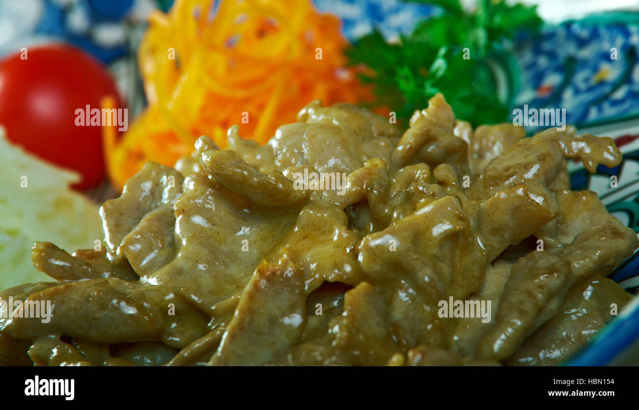 Chinese pork slice Stock Photo - Alamy