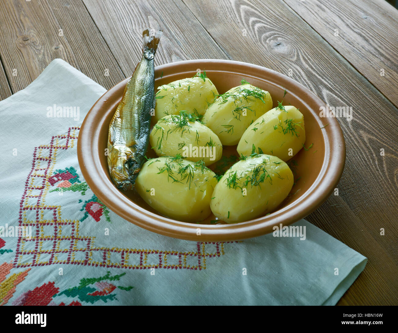 Finnish new potatoes Stock Photo - Alamy